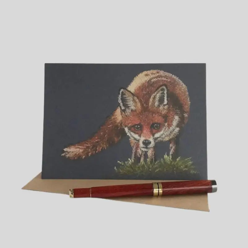 Fox Greetings Card - The Lyons Art Room