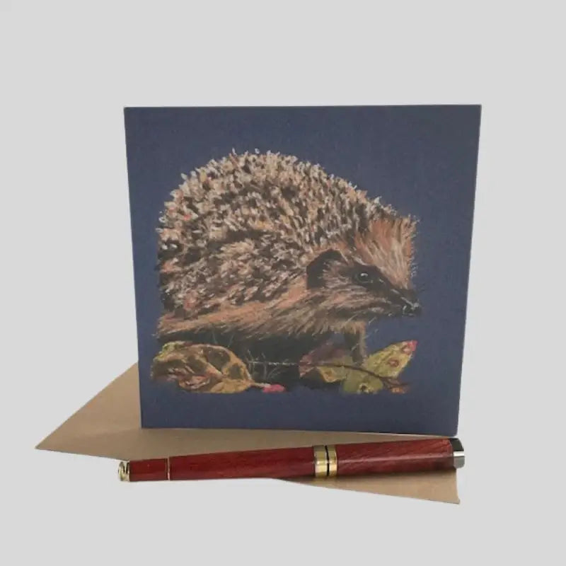 Hedgehog Greetings Card - The Lyons Art Room